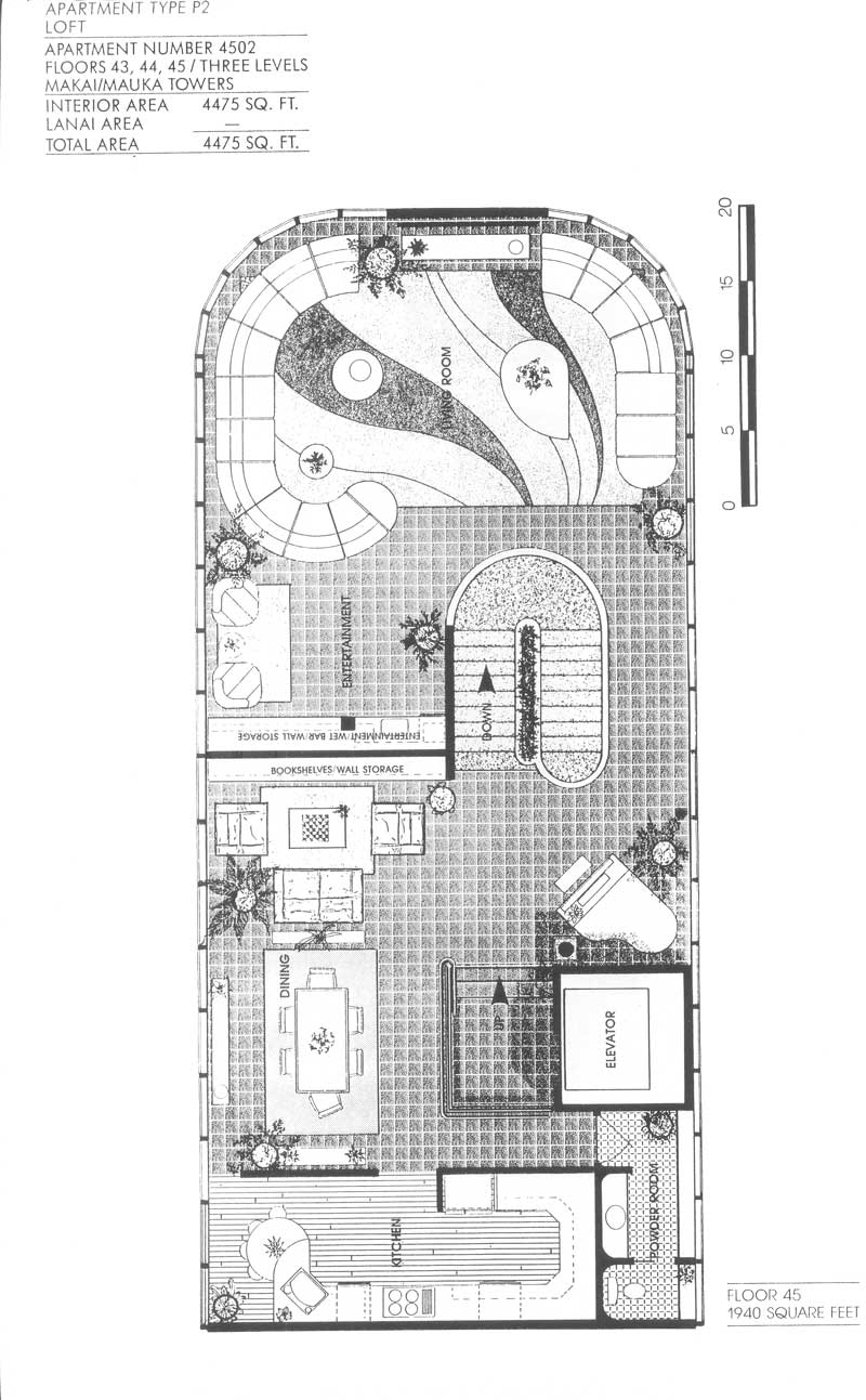 ONE WATERFRONT TOWER-The Honolulu, Hawaii State Condo Guide.com